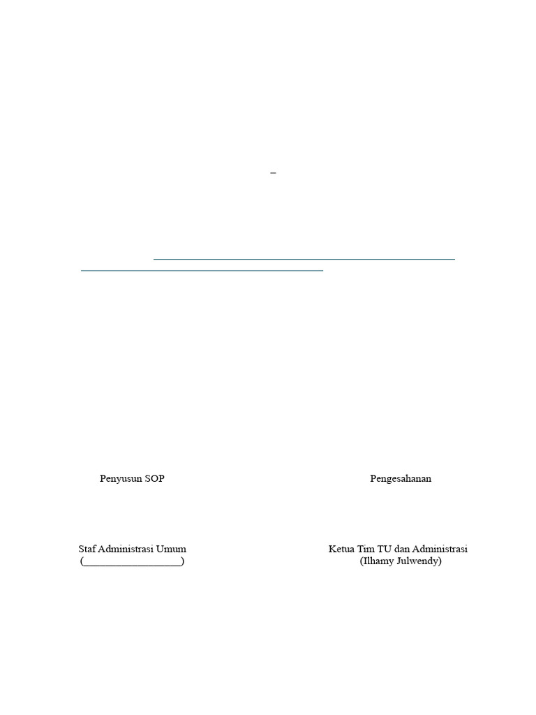 SOP Penggunaan dan Perawatan Printer | PDF