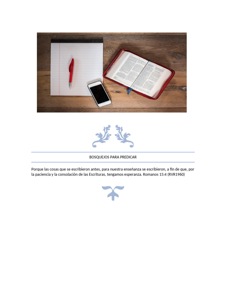 Bosquejos para Predicar | PDF