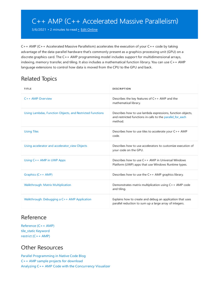 C Amp | PDF