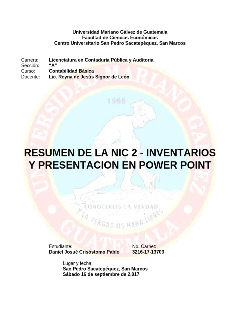 RESUMEN NORMA No. 2 | PDF