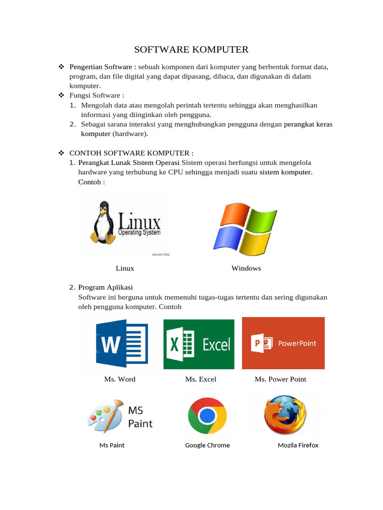 Software Dan Hardware | PDF
