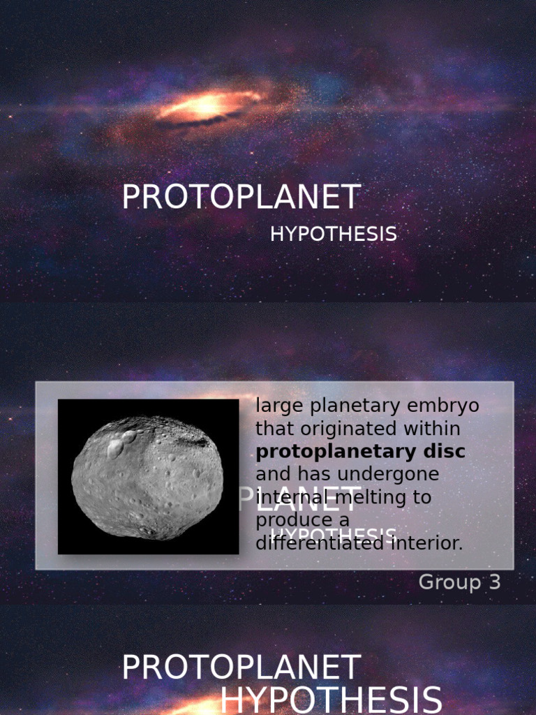 Protoplanet Hypothesis | PDF