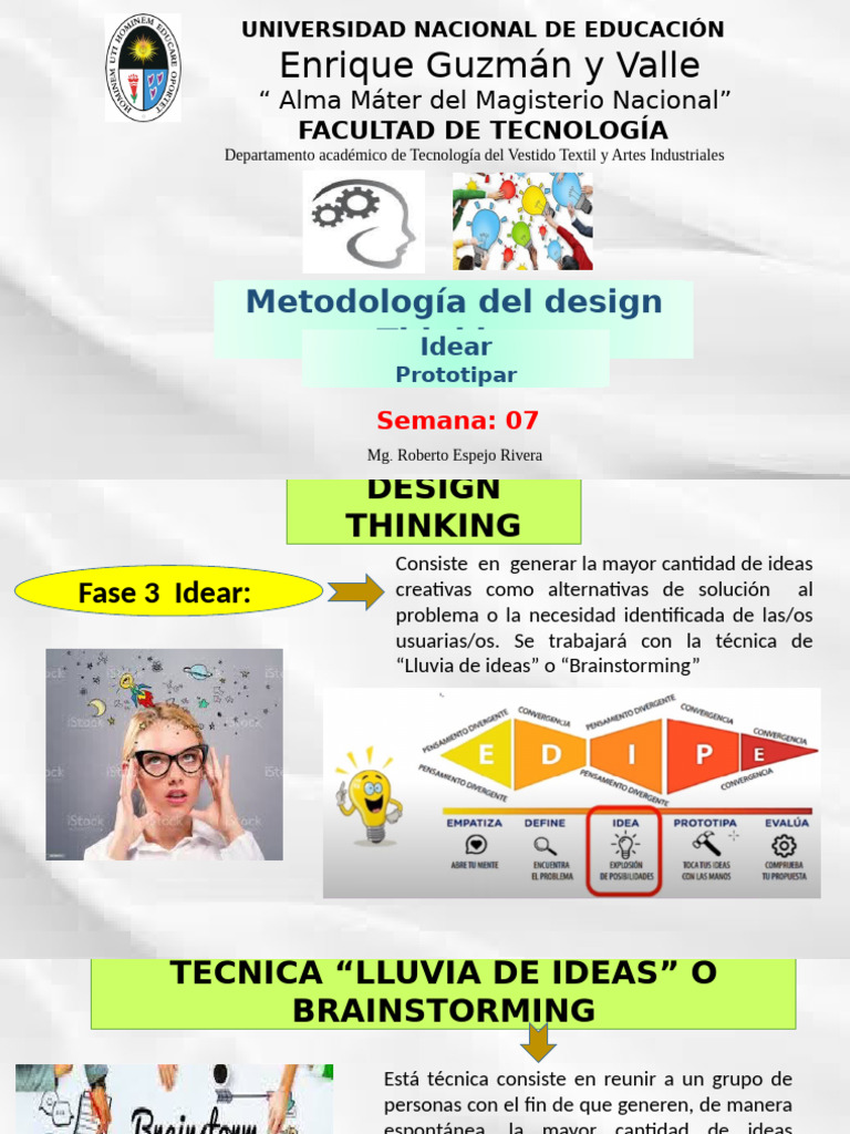 Metodología Design Thinking - Idear, Prototipar | PDF