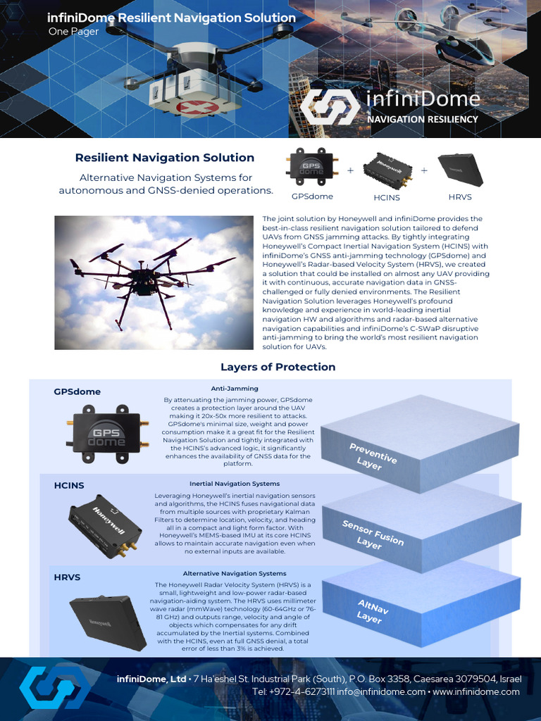 Resilient Navigation Solution ONE PAGER | PDF | Inertial Navigation System | Navigation