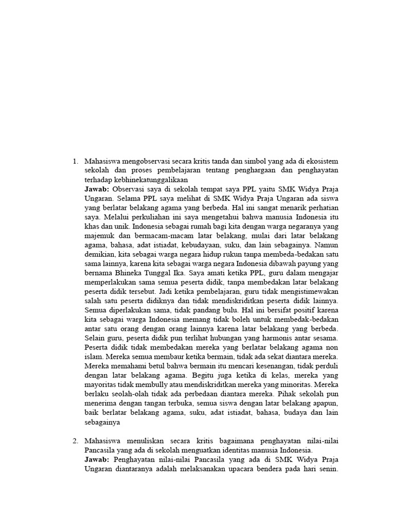 Aksi Nyata Topik 3 Filosofi | PDF