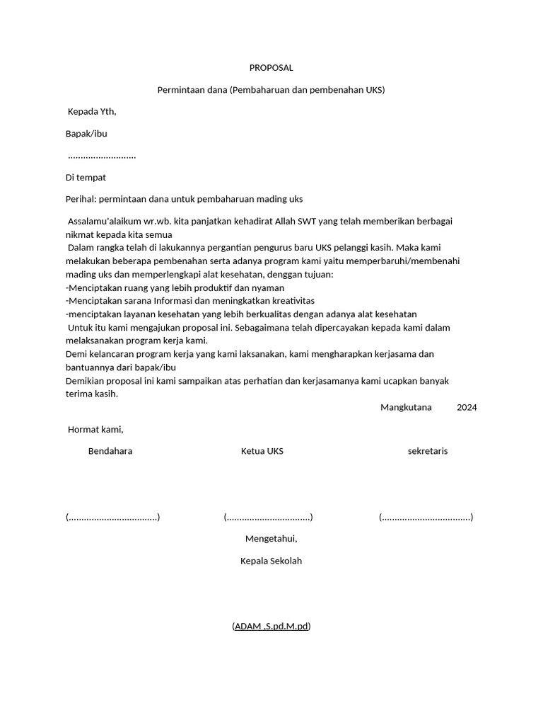 Proposal Uks | PDF