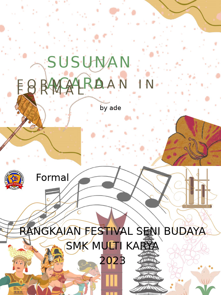 Rundown Acara Formal Dan Informal Ade - 20231218 - 144617 - 0000 | PDF