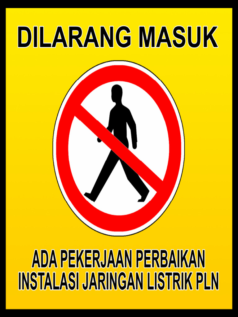 Rambu K3 Lapangan | PDF