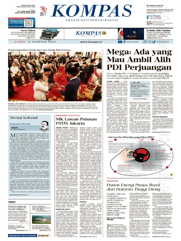 KOMPAS15082024 | PDF
