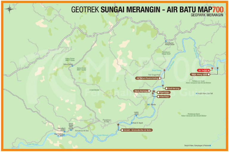 PETA GEOTREK SUNGAI MERANGIN (2020) - 30X20 | PDF