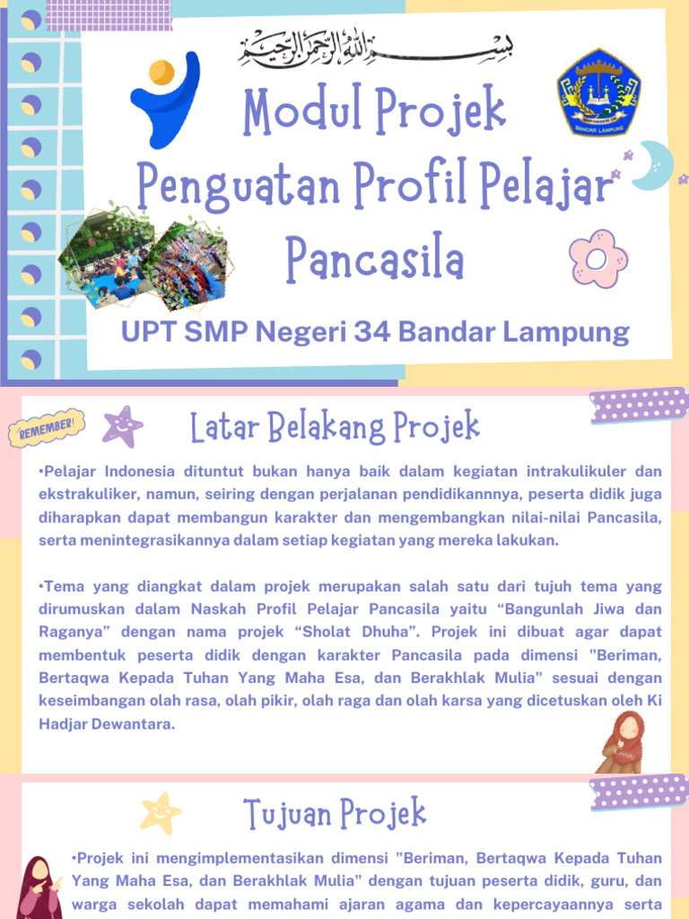 Modul Projek 1 Penguatan Profil Pelajar Pancasila | PDF