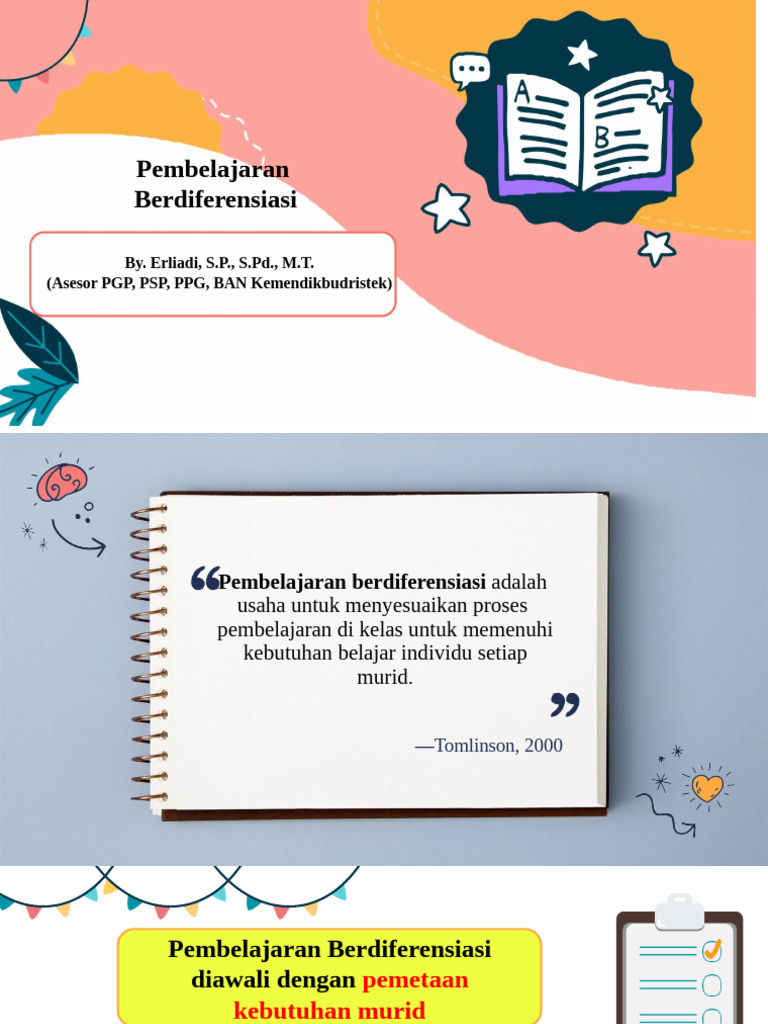 Pembelajaran Berdiferensiasi | PDF