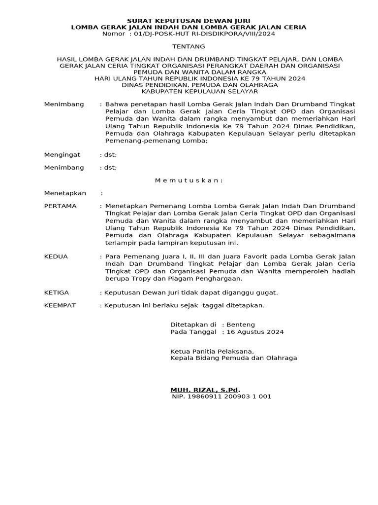 SK-JURI LOMBA 17 An | PDF