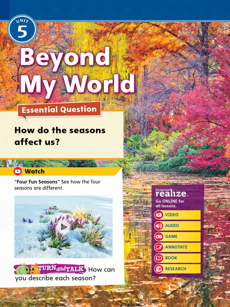 My View Unit 5 First Grade | PDF