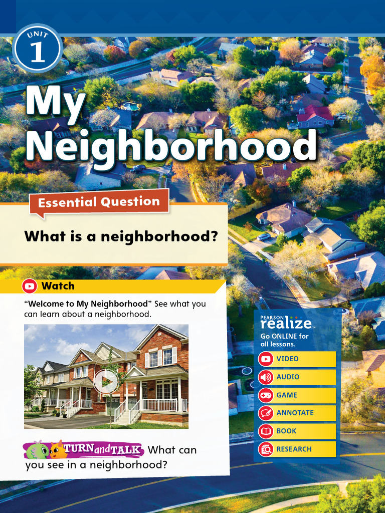 My View Unit 1 First Grade | PDF