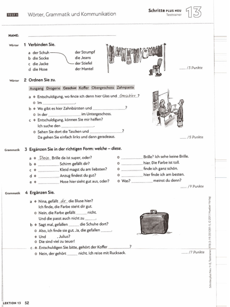 Test Lektion 13 | PDF