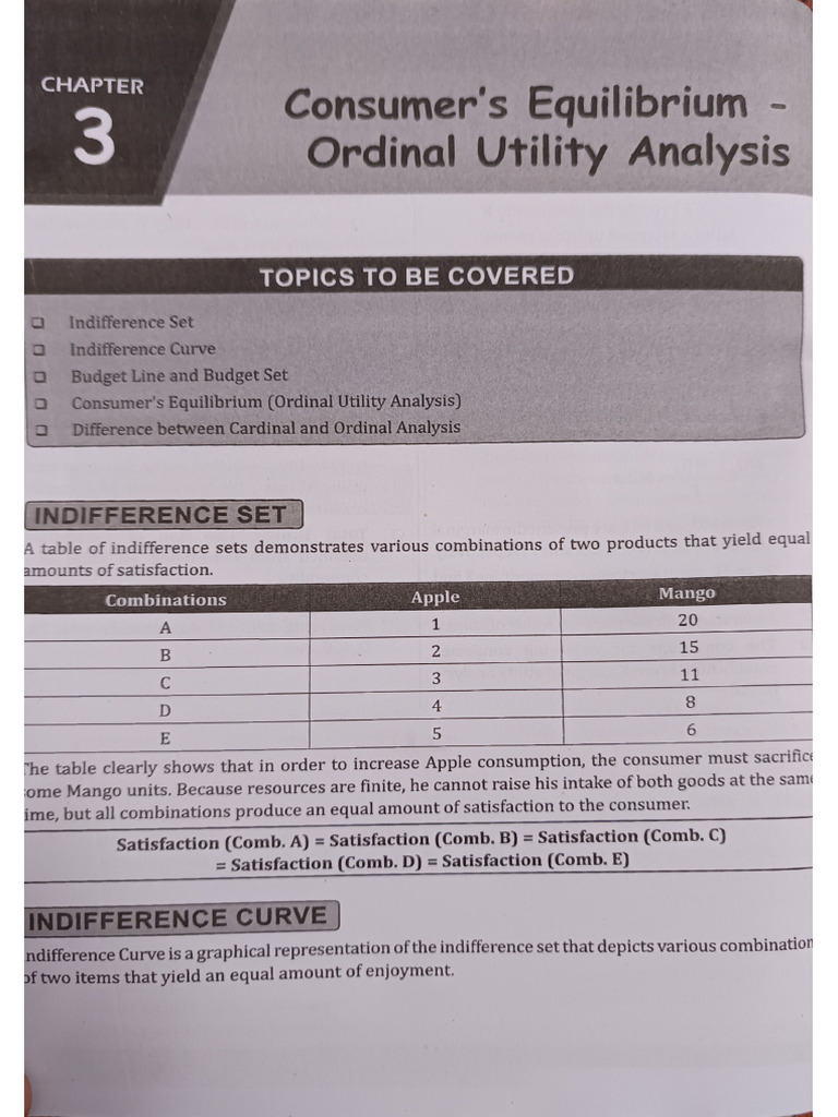 Class 11 Micro Eco CH 3 | PDF