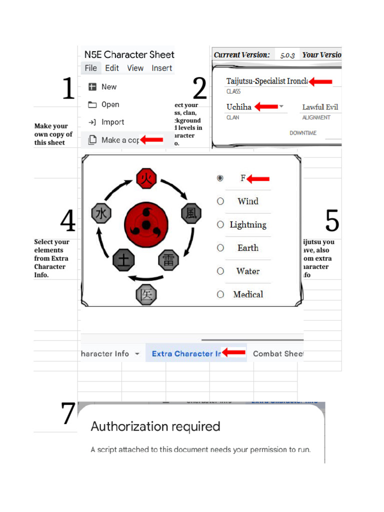 N5E Sheet | PDF