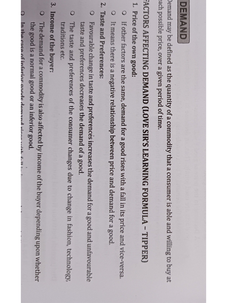 Class 11 Micro Eco CH 4 | PDF