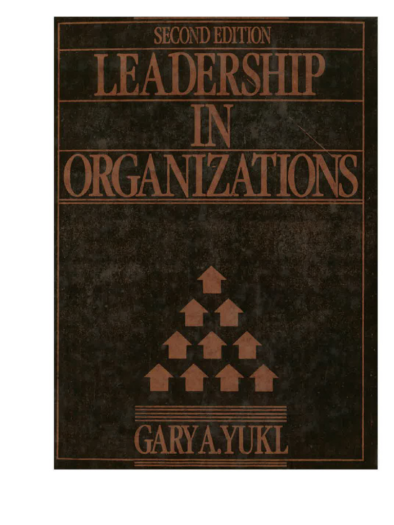 Leadership in Organizations | PDF