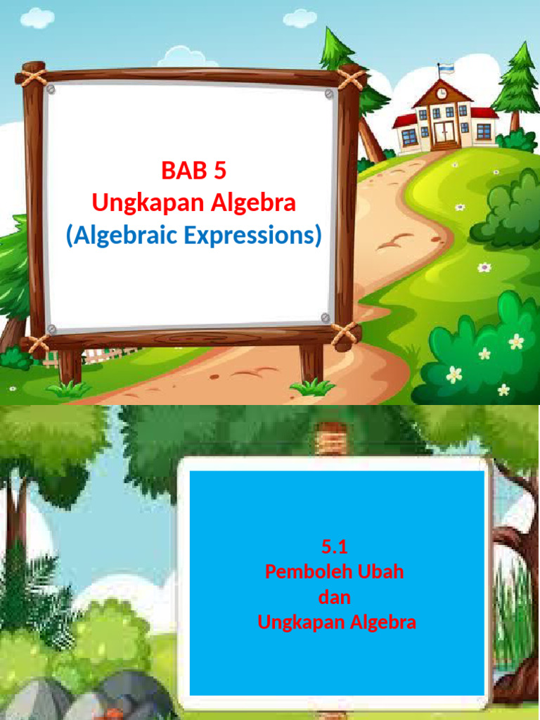 5.1 Pemboleh Ubah Dan Ungkapan Algebra | PDF