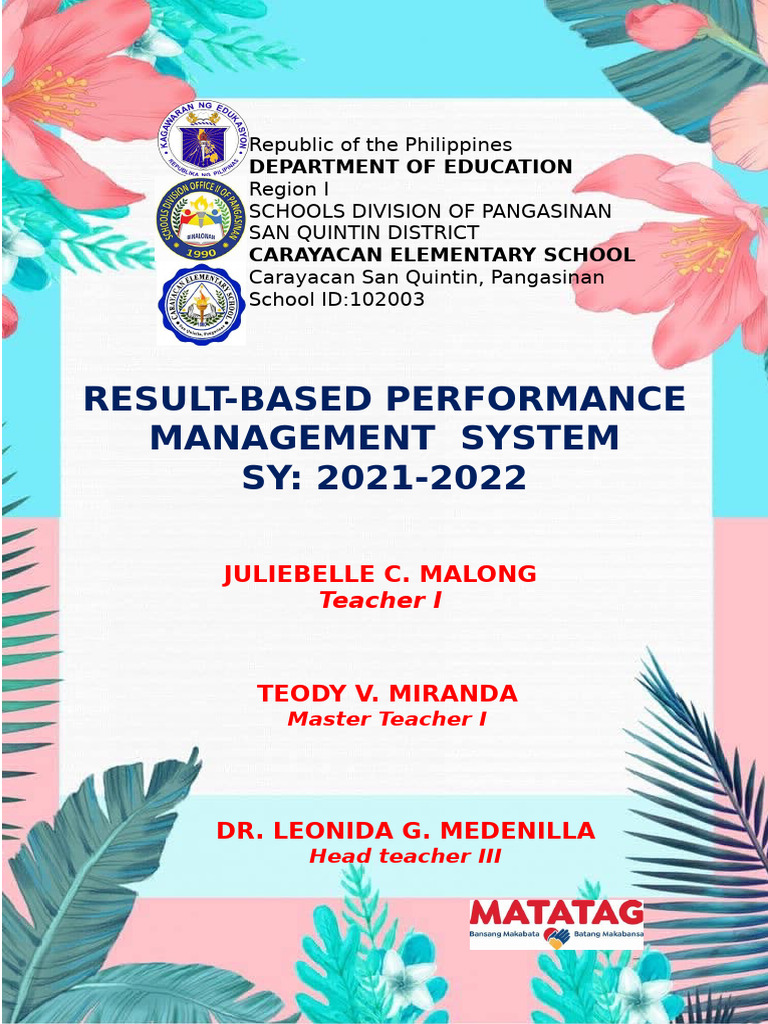 RPMS T3 2021 2022 With Movs and Annotations | PDF