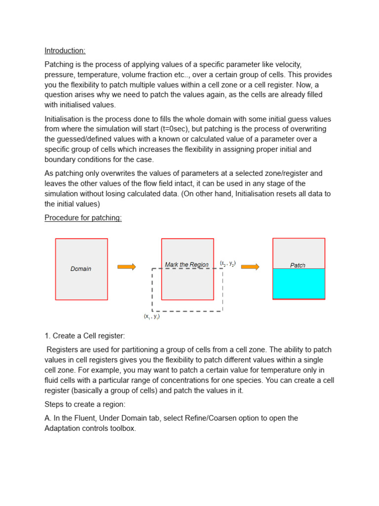 Patching and Region Creation | PDF