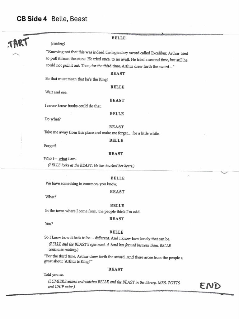 Callback Side 4-Belle, Beast | PDF