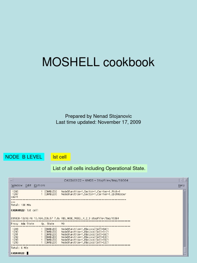 MOSHeL Cookbook: A Comprehensive Guide to Monitoring and ...