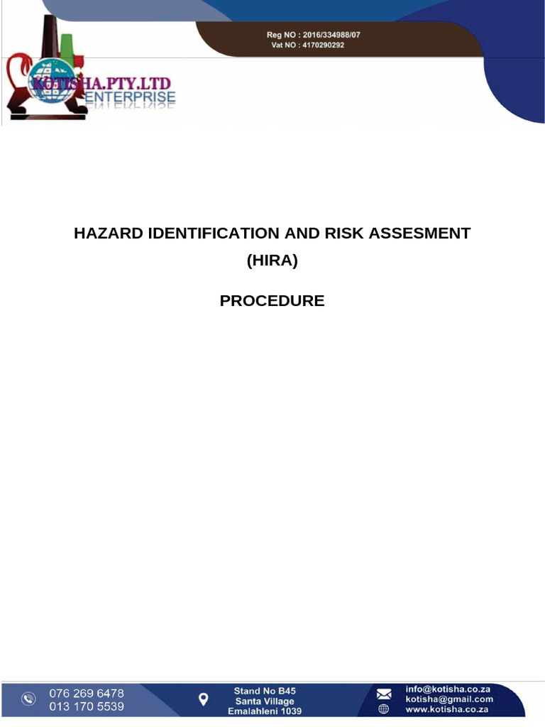 HIRA Procedure | PDF