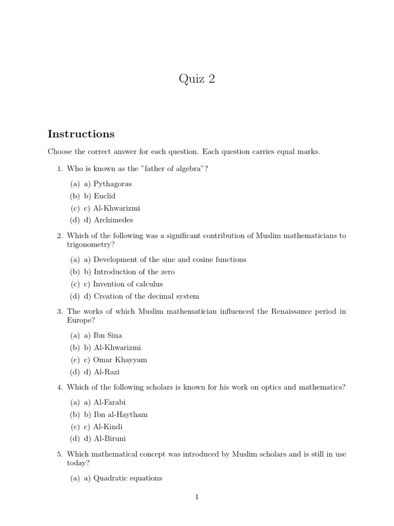 Quiz 2 Pdf