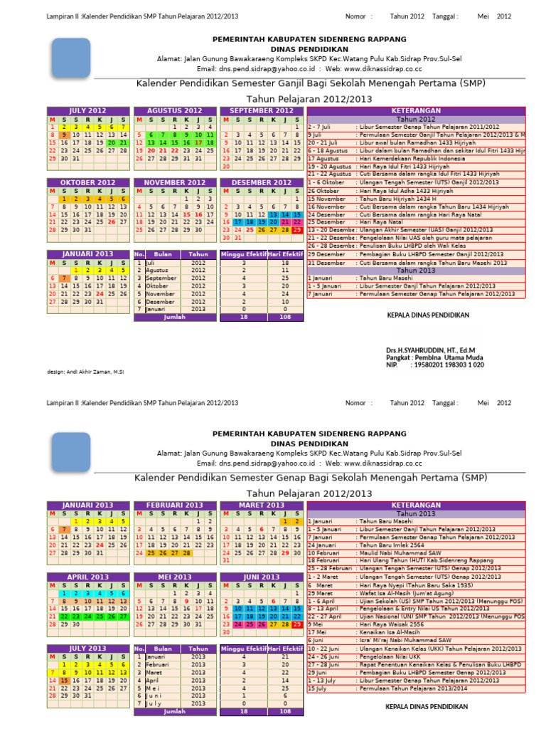 Prosem Kelas 9 | PDF
