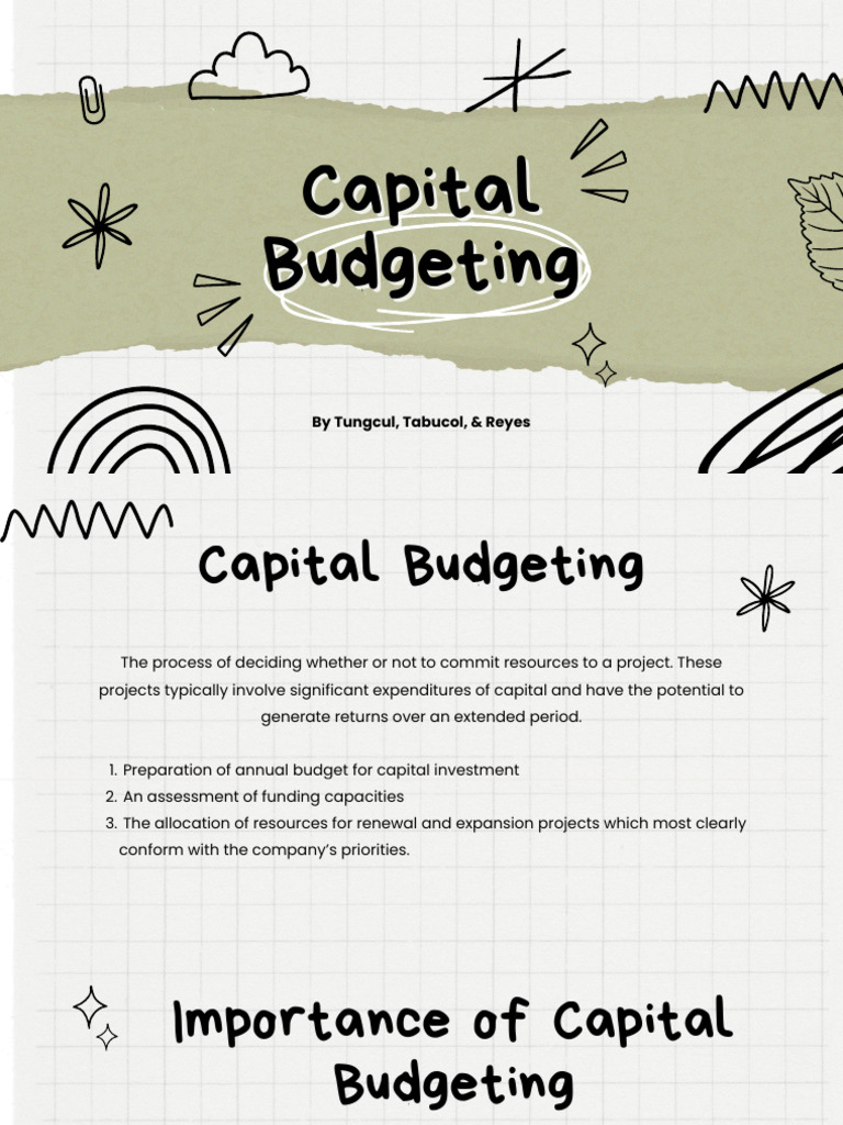 Capital Budgeting | PDF