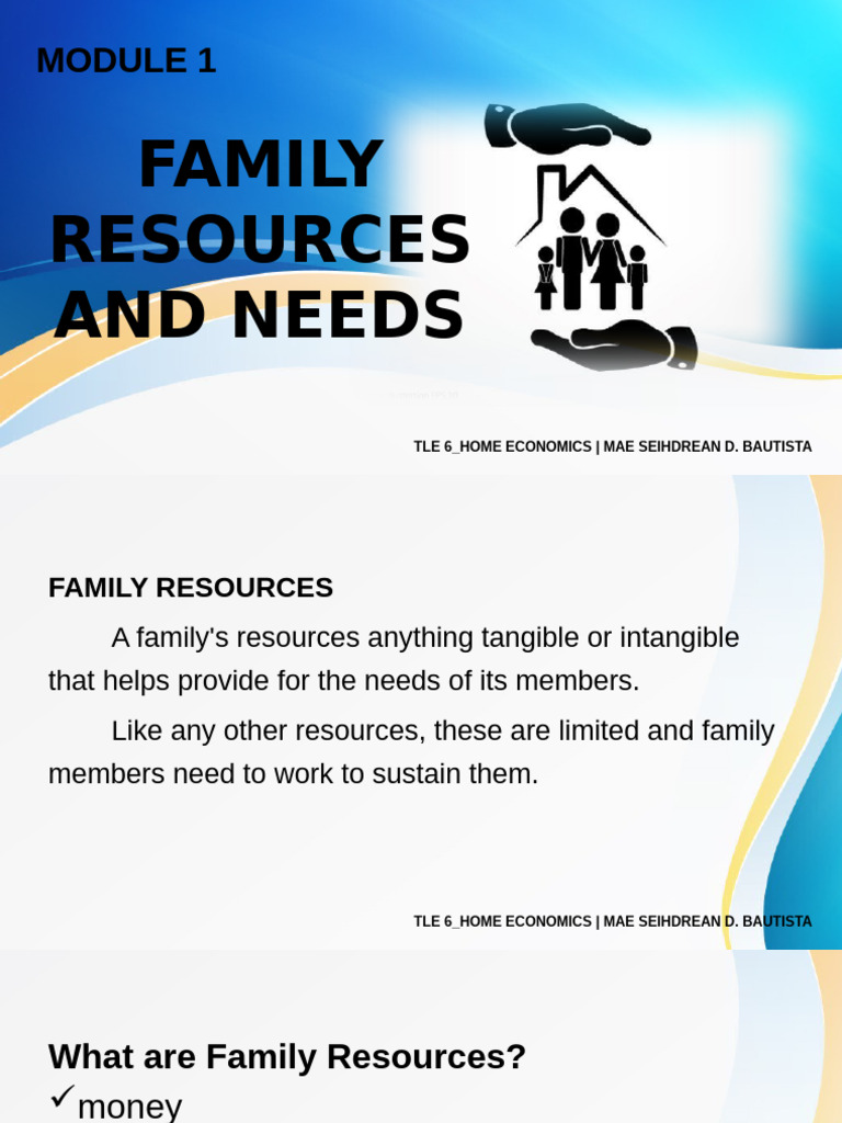 Family Resources and Needs | PDF