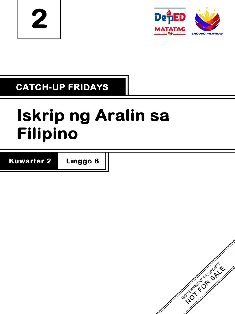 CO 2024 LS Grade2 CUF Filipino Q2W6 | PDF | Philippines | Language Arts & Discipline