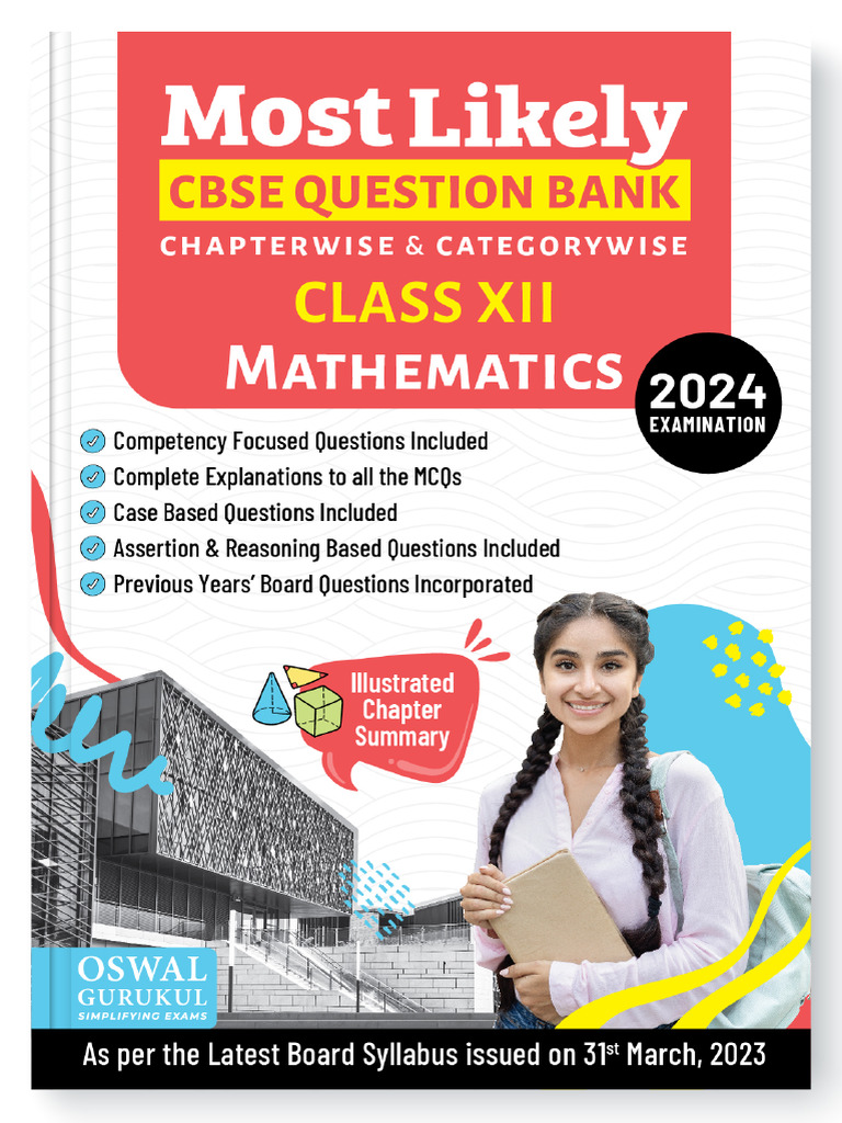 CBSE 12 MLQB - Mathematics | PDF