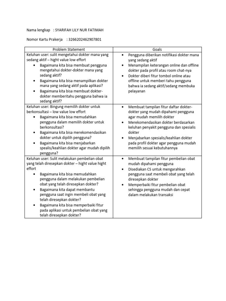 TPM 3 Membuat Problem Statement | PDF