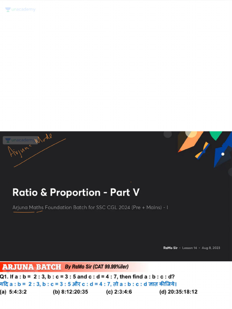 Ratio Ramo Sir Part 5 | PDF