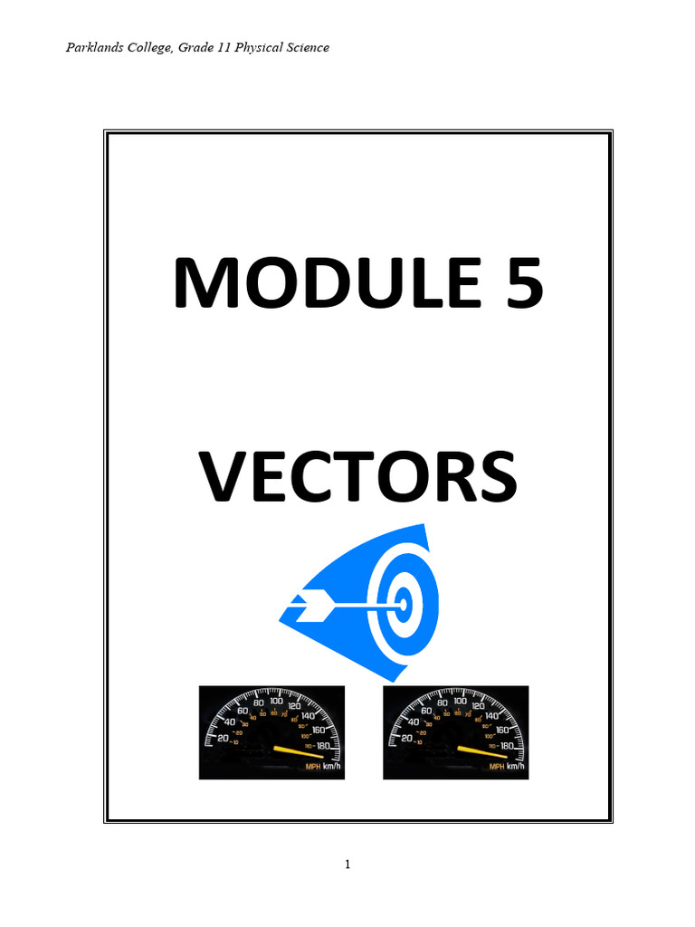 Module 1 Vectors 2016 Pdf