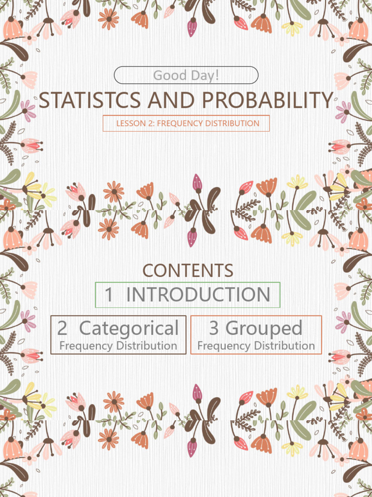 LESSON 2_STATISTICS AND PROBABILITY | PDF