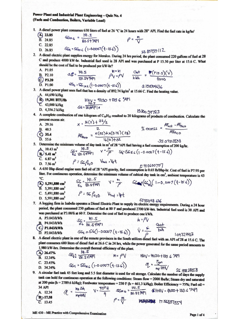 PIPE Quiz No. 4 Solution | PDF
