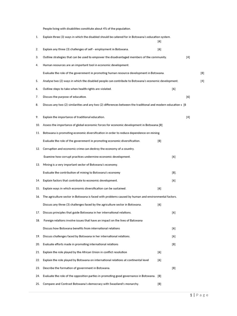 Revision Questions | PDF