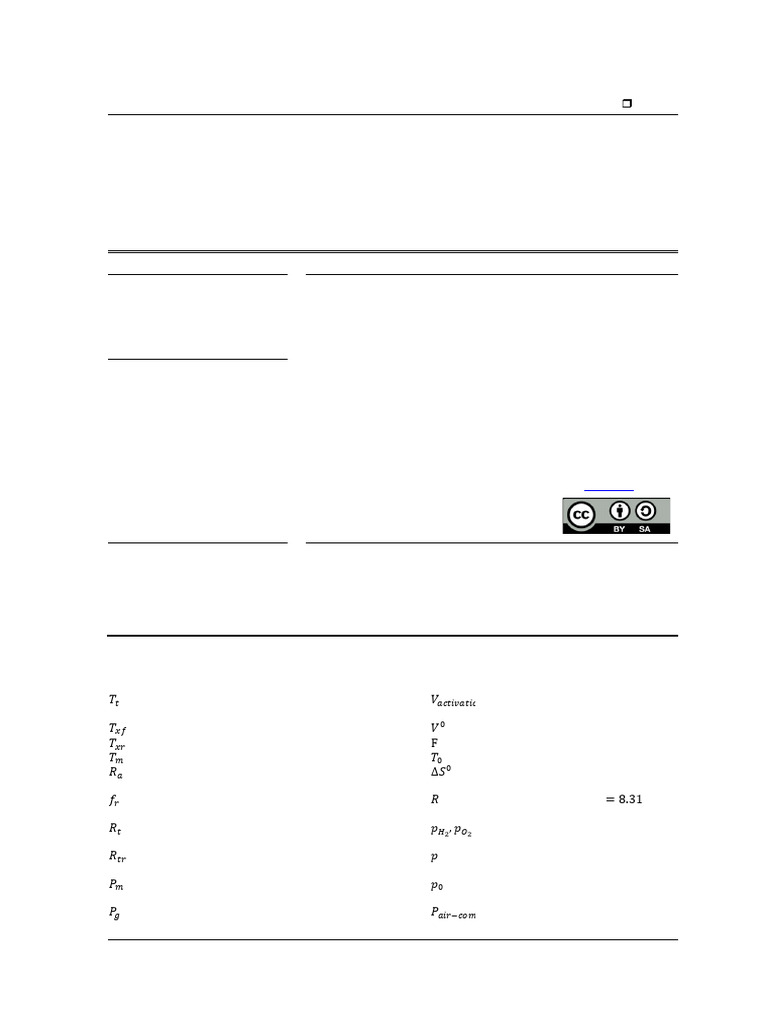 Simulation and Optimization of Hydrogen Consumption in A Fuel Cell ...