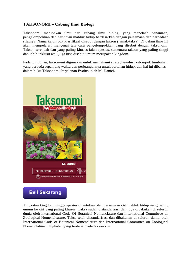 TAKSONOMI | PDF