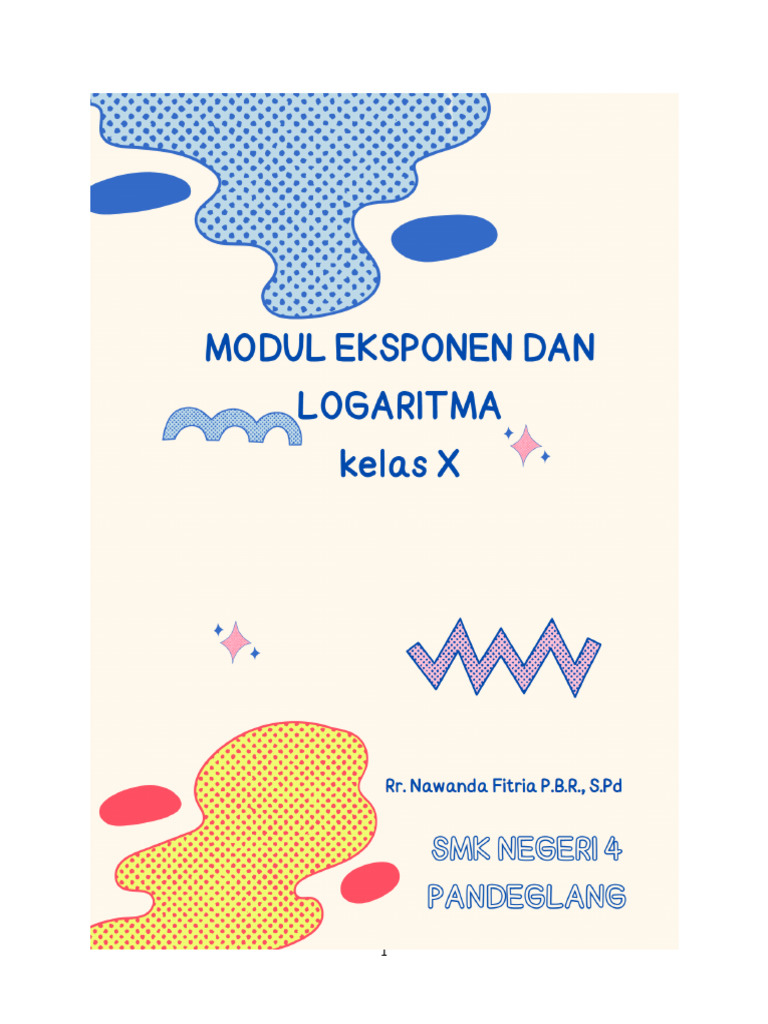 Modul Eksponen Dan Logaritma | PDF | Metode & Bahan Ajar