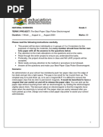 NS GR 8 EXEMPLAR TERM 3 PROJECT Electromagnet 1673812940 Edited | PDF ...