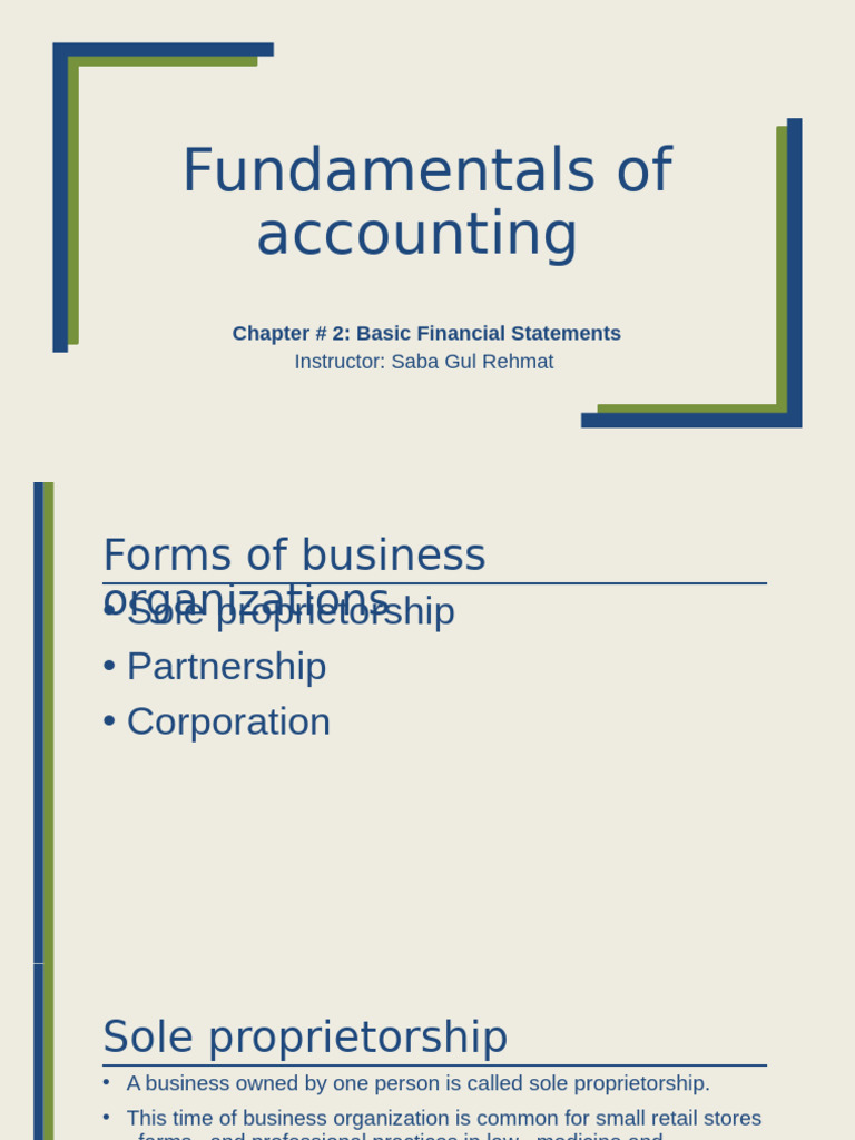 Fundamentals of Accounting CHP 2 Lec 6 | PDF