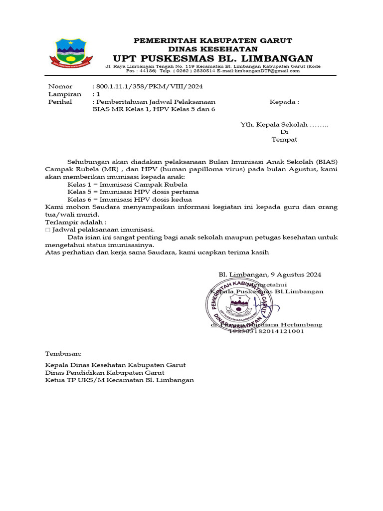 Surat Bias 2024 | PDF