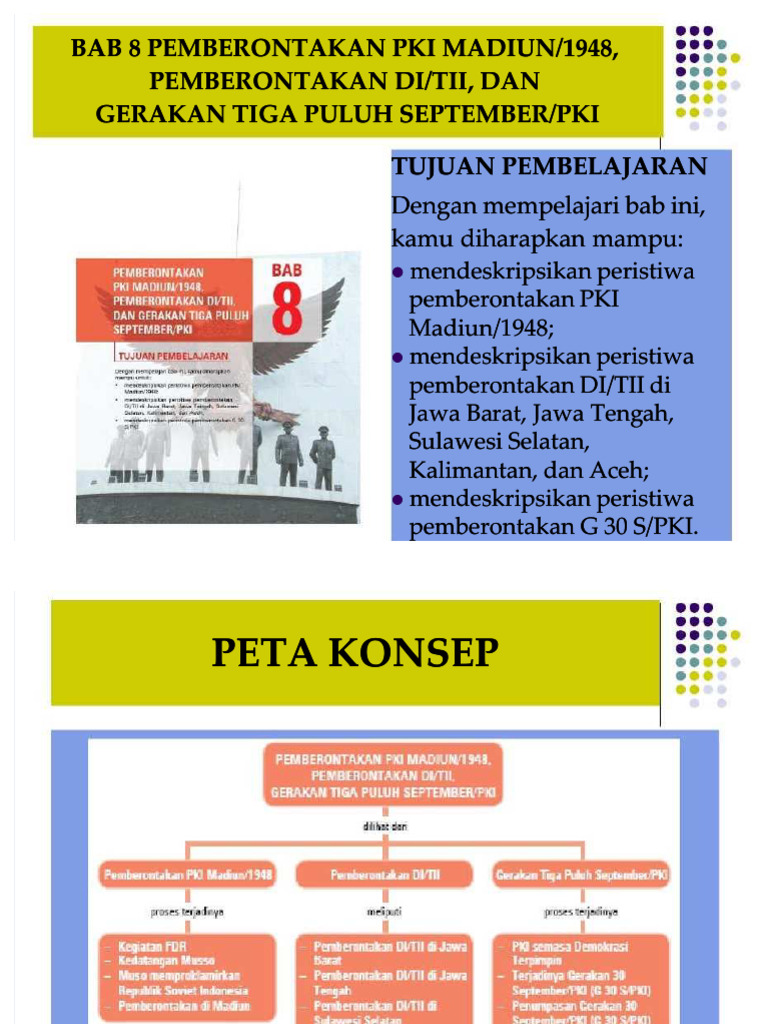 PDF Bab 8 Pemberontakan Pki Madiun 1948 Pemberontakan Di Tii Dan Gerakan Tiga Puluh September ...