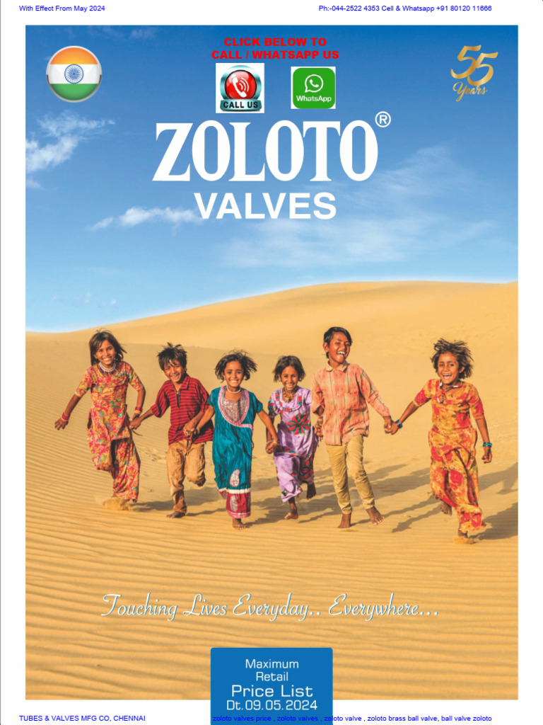 Zoloto Valves Pricelist PDF | PDF